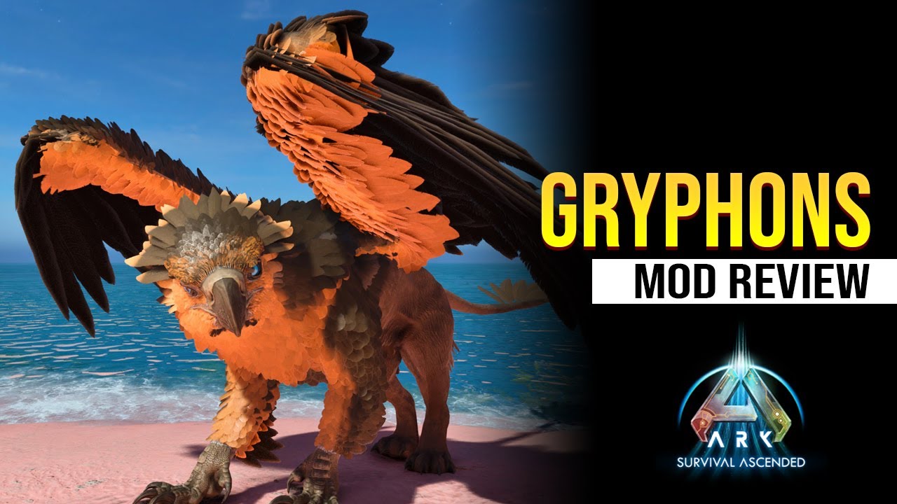 Gryphons - Mod Review (Ark Survival Ascended) - YouTube
