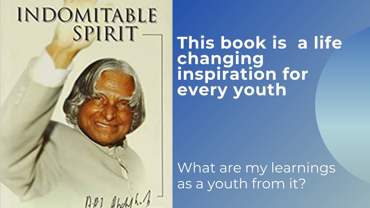 Indomitable Spirit book summary my best learnings in English. - YouTube