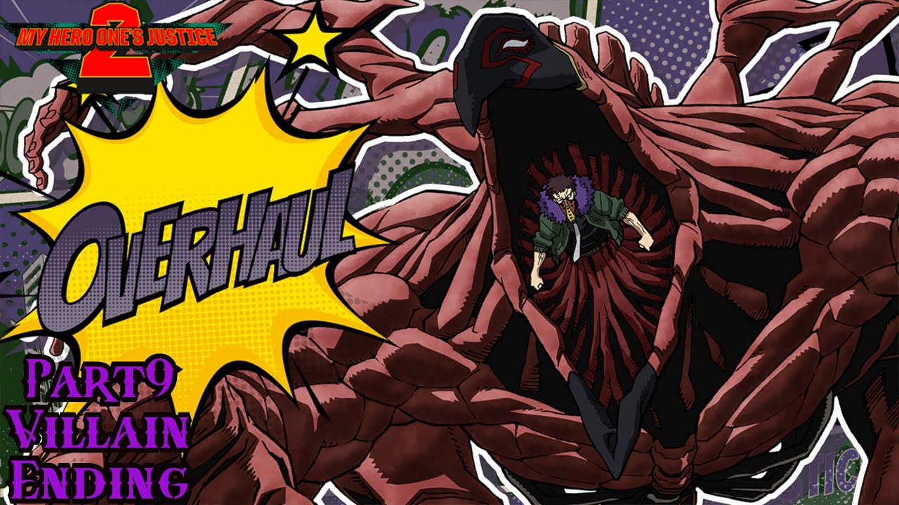 MY HERO ONE'S JUSTICE 2: Overhaul's Transformations Story Mode Villain ...