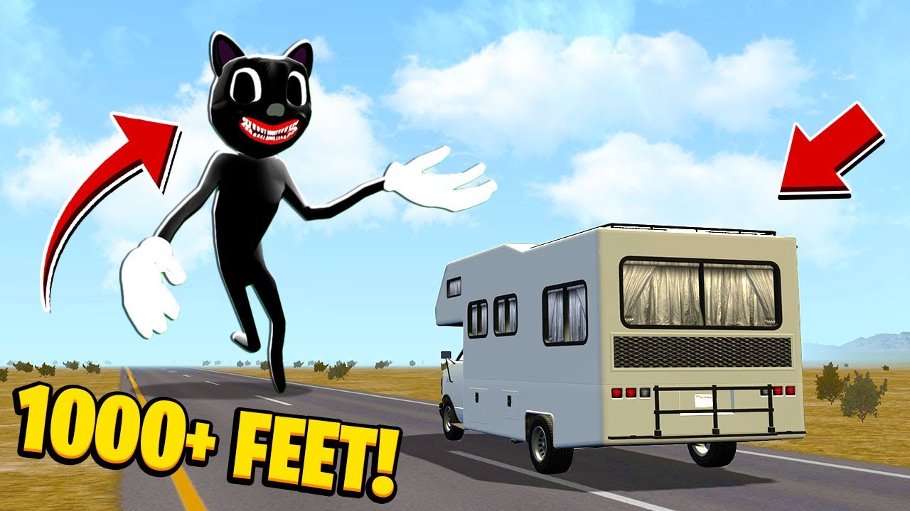 We Went on a ROAD TRIP and Found GIANT CARTOON CAT! - Multiplayer Garry ...