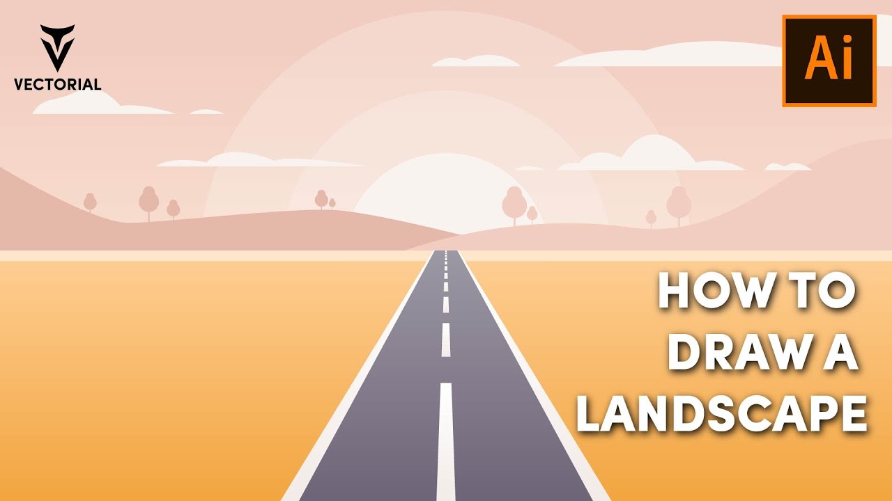 How To Draw A Landscape In Adobe Illustrator Easy Tutorial For how-to-draw-a-landscape-in-adobe-illustrator-easy-tutorial-for