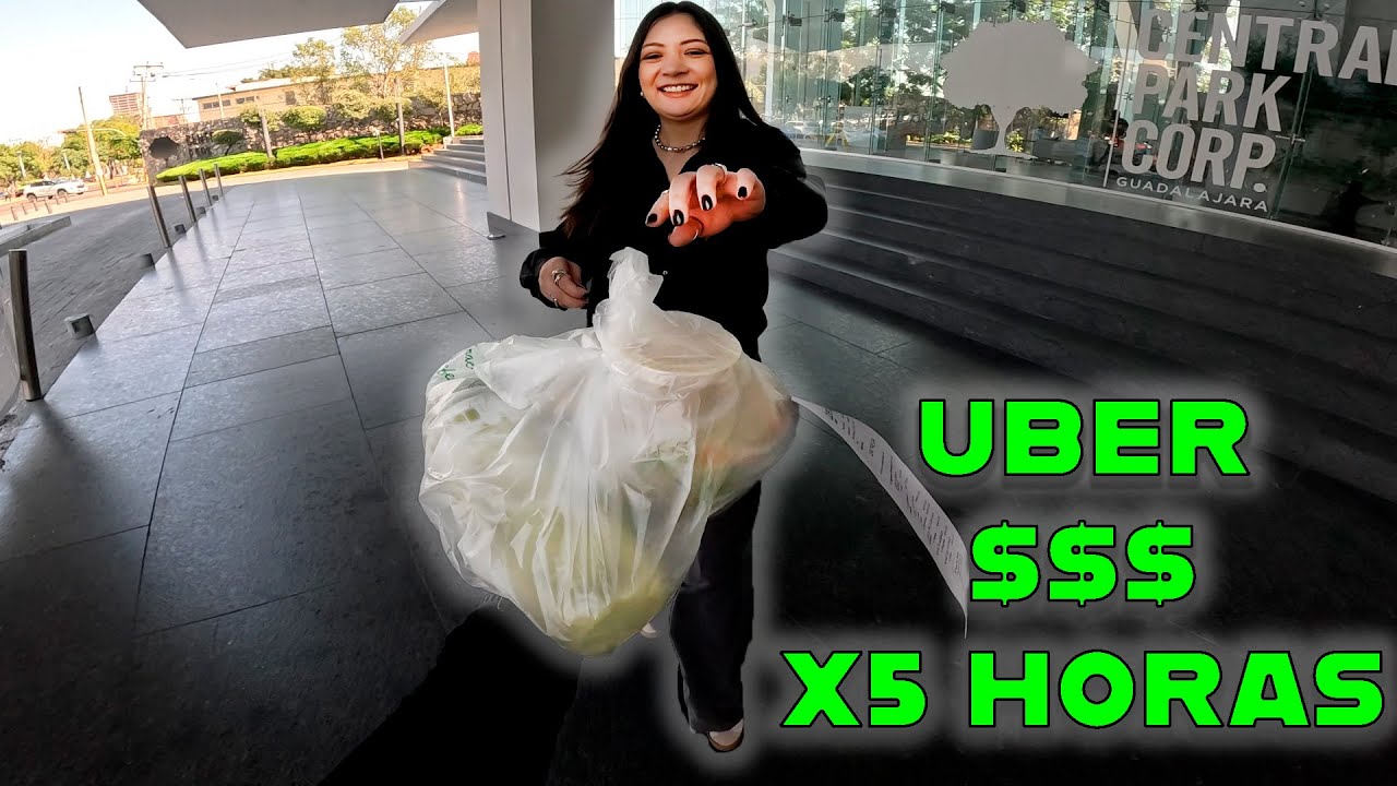UBER EATS "Trabajar" Repartiendo Comida | Cuanto se gana en 5 pedidos ...