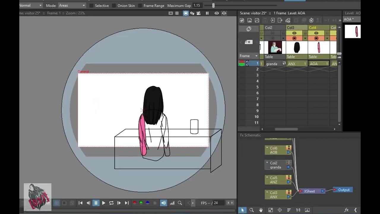 Easy drawing with effects in Opentoonz - YouTube