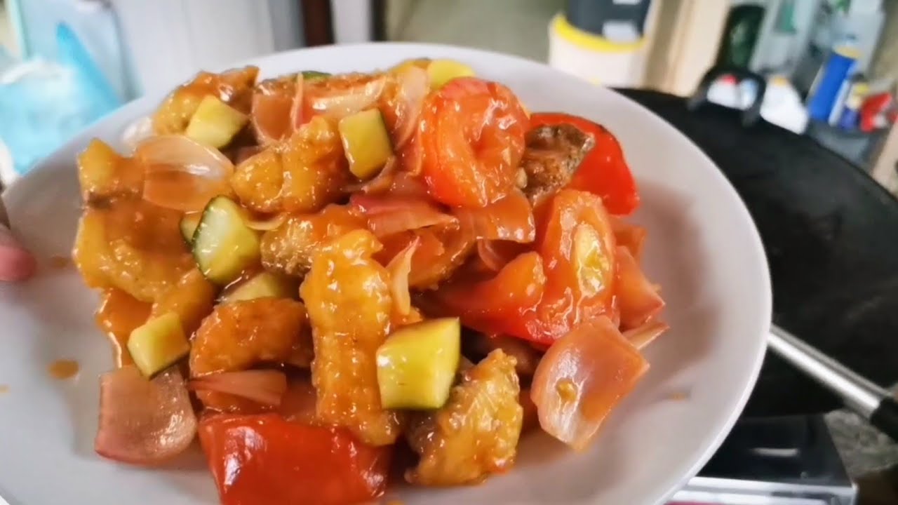 How to make Boneless Sweet and Sour Fish 酸甜鱼片 Hock Chai Mamasak - YouTube