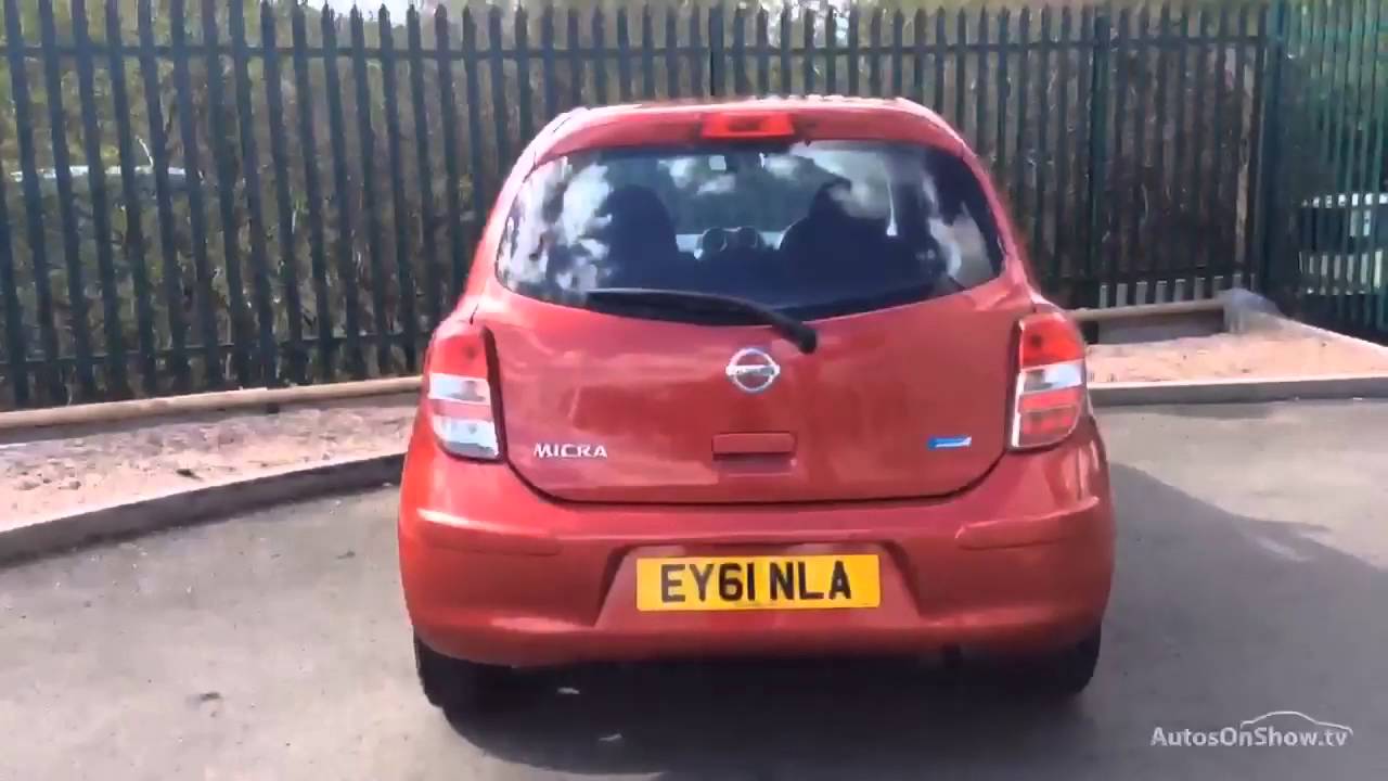 NISSAN MICRA ACENTA RED 2011 - YouTube
