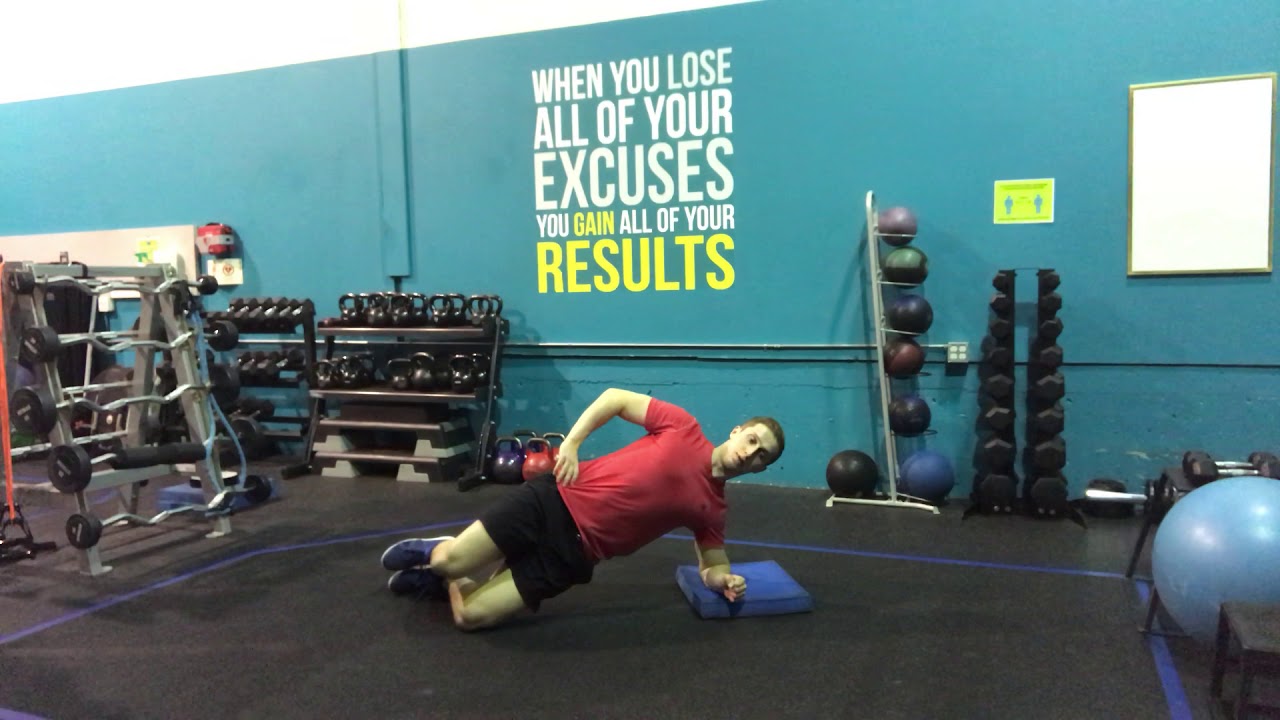 Kneeling Side Plank - YouTube