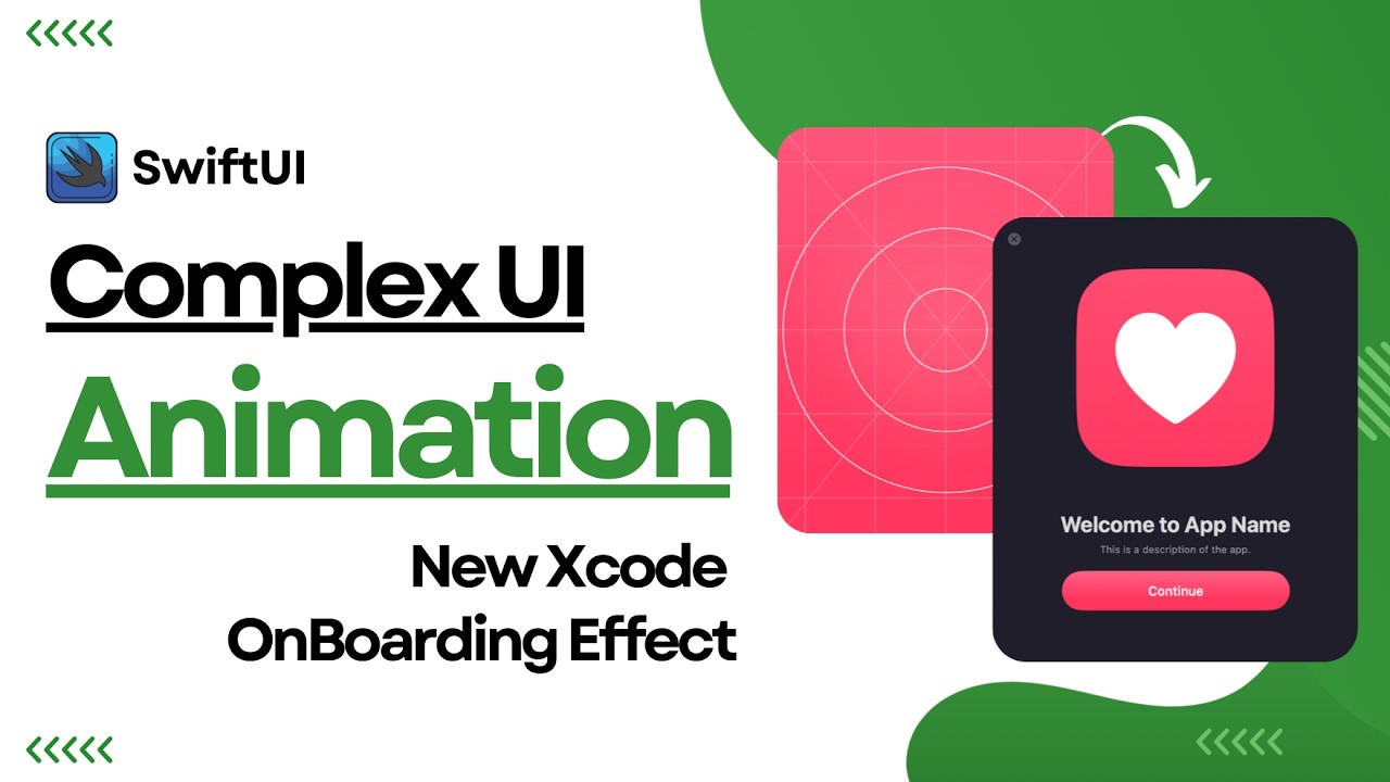 Complex UI Animation: New Xcode's OnBoarding Animation Effect Using ...