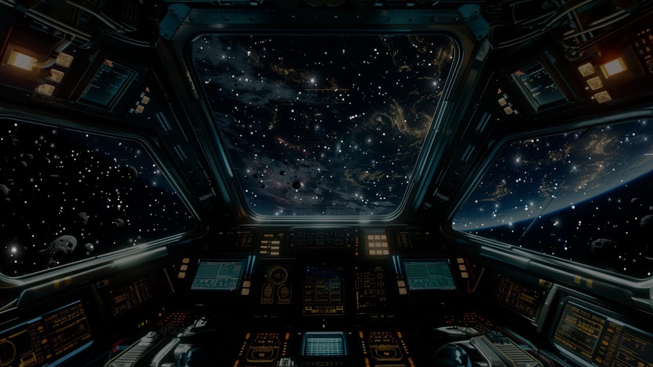 The Mindful Spacewalk | Traveling Through Brown Noise | Relaxing & Deep ...