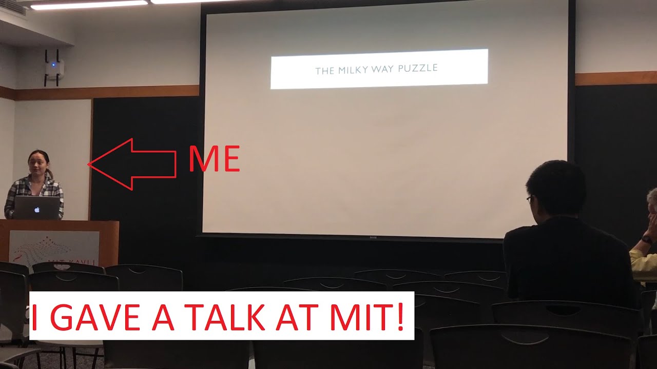 MY FIRST ASTRONOMY TALK AT MIT - YouTube