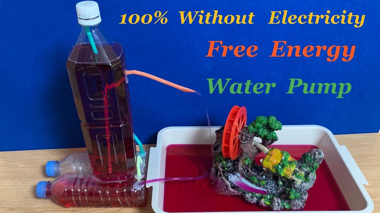 Free Energy Water Pump -Pump without Electricity - YouTube