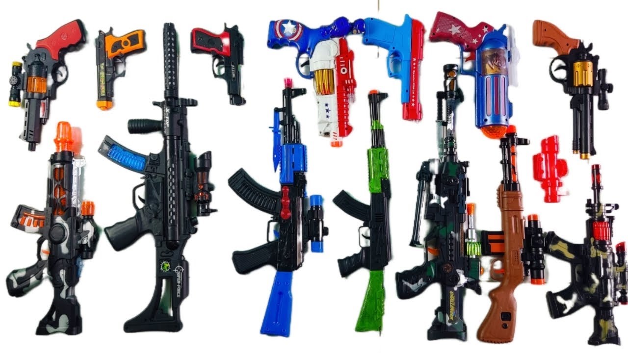 Wow! Ada Mainan Tembak-Tembakan Lampu, Kapten Amerika, Sniper, Machine ...