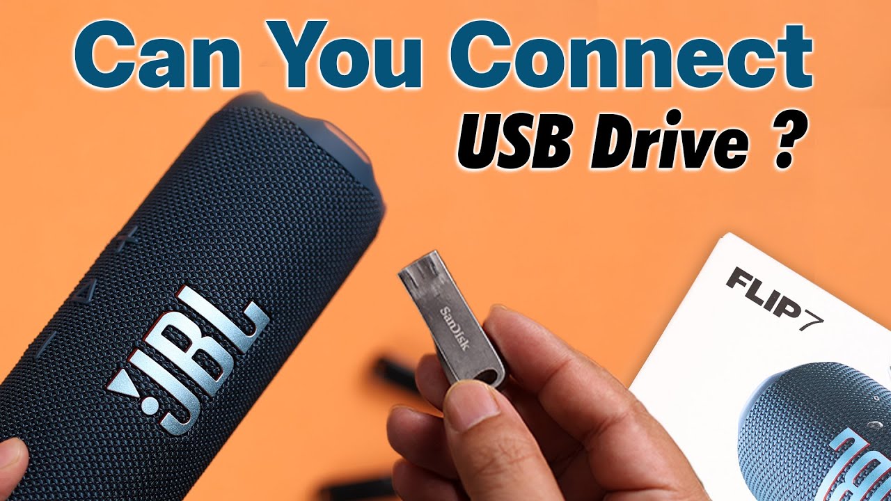 Can You Connect USB Drive to JBL Flip 7! - YouTube