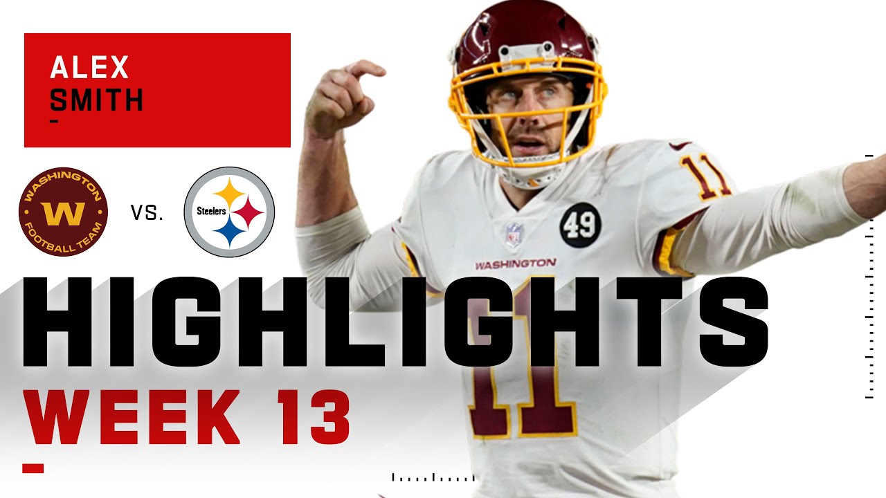 Alex Smith Topples Big Ben & the Steelers w/ 296 Passing Yds | NFL 2020 ...