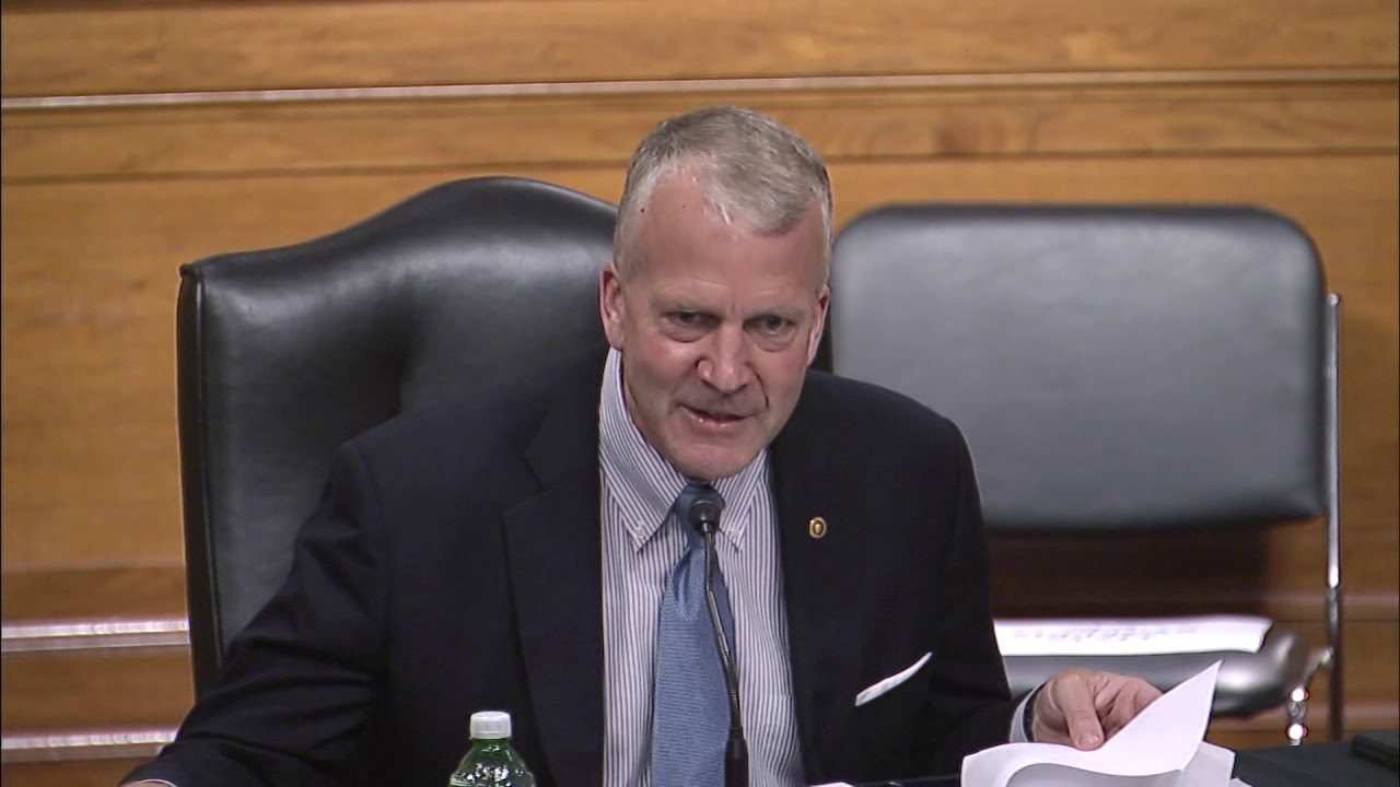 Sen. Dan Sullivan (R-Alaska) at a Senate Commerce, Science ...