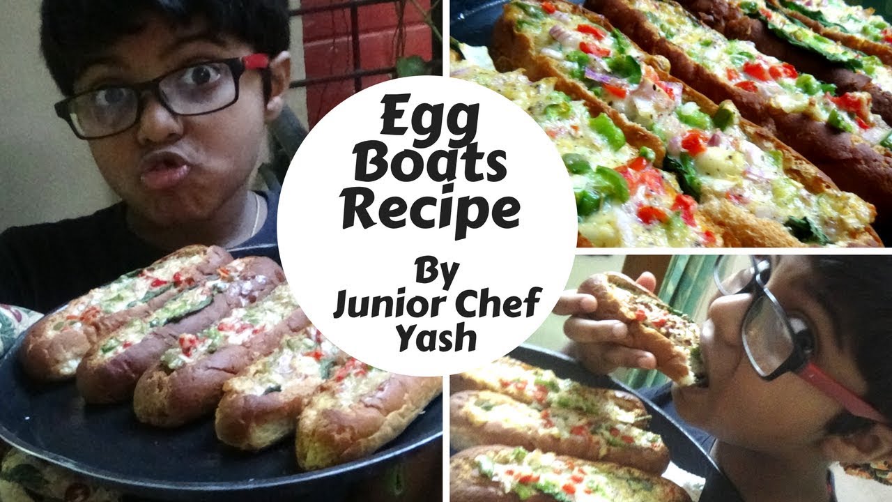 Egg Boats Recipe | Cheesy Baked Egg Boats recipe | How to make egg ...