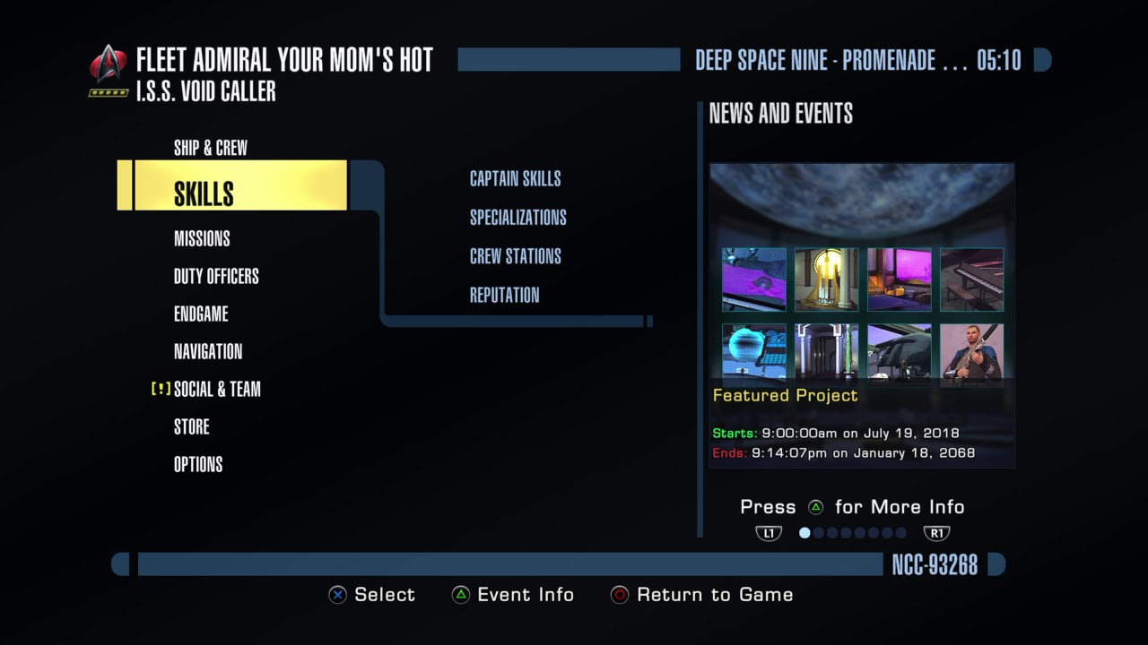 Star Trek Online ps4 ds9 holographic bridge officer review - YouTube