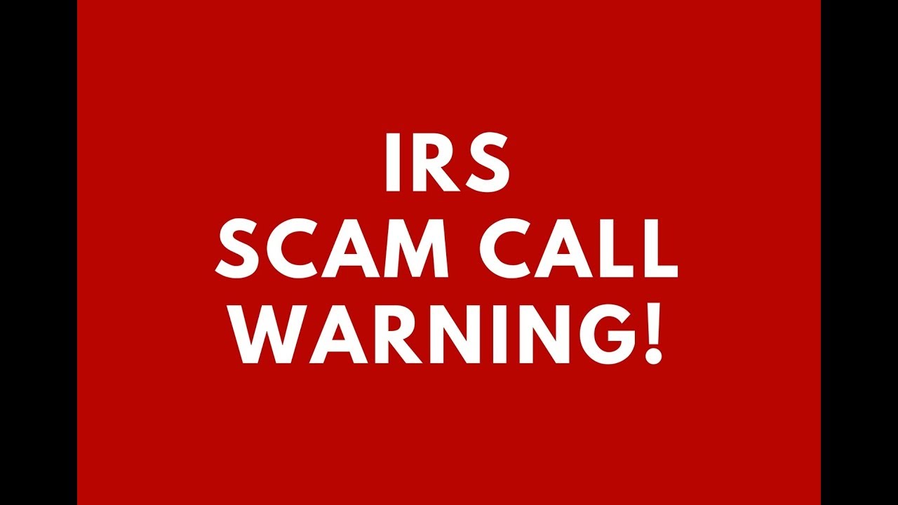 IRS Scam Call Voicemail - YouTube
