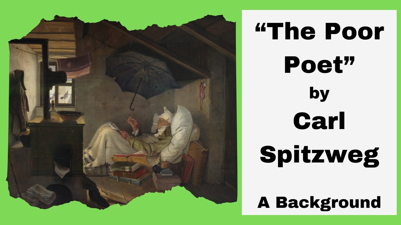 “The Poor Poet" by Carl Spitzweg, a Background #art #painting #poet # ...