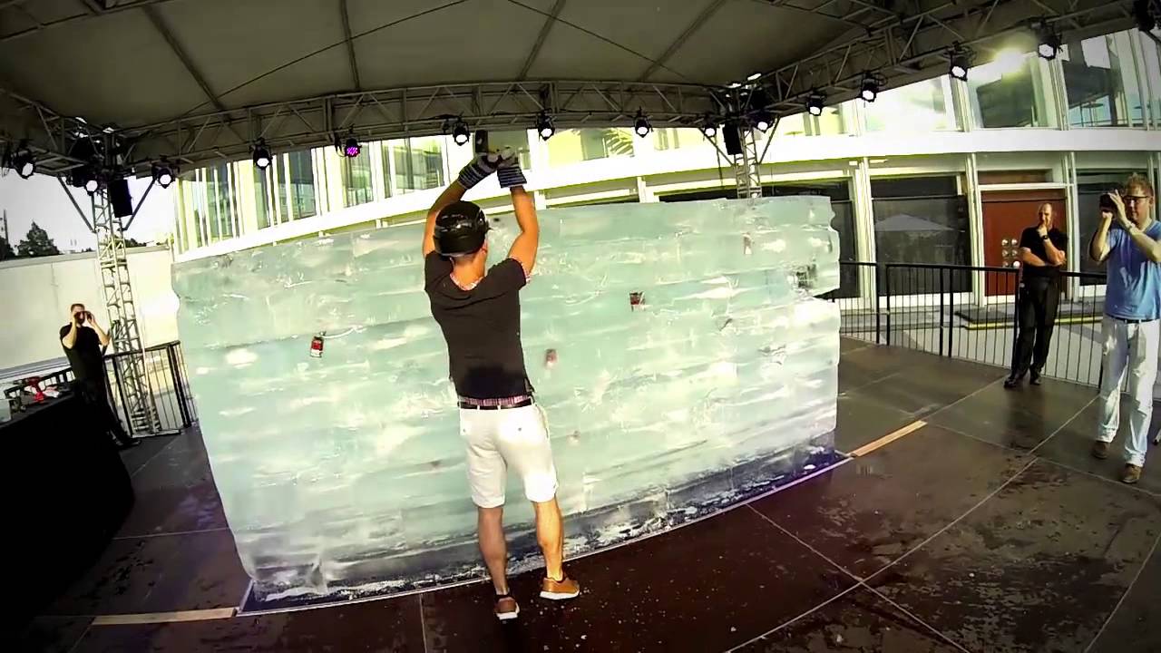 Pepsi Max Ice Block Challenge - YouTube