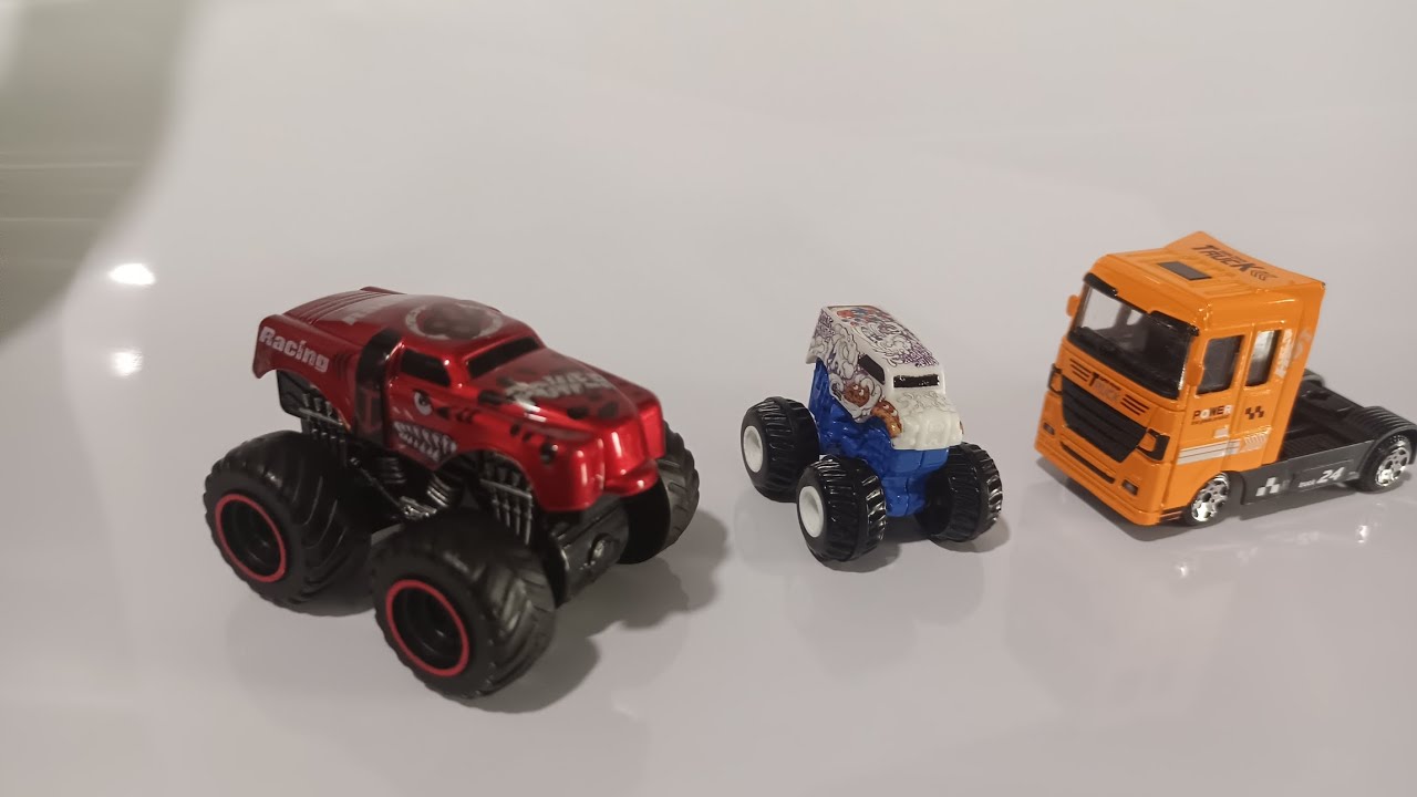 mainan mobil monster jam - YouTube