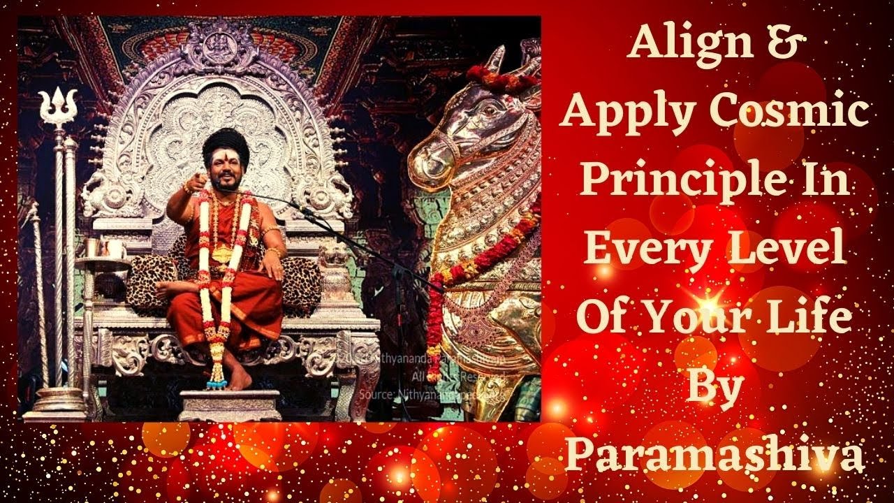 Align & Apply Cosmic Principle In Every Level Of Your Life By ...