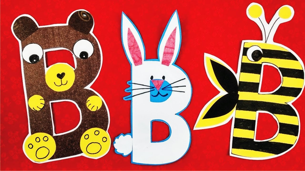 Teaching Alphabet Fun Way l Alphabet B activity for kids l Alphabets ...