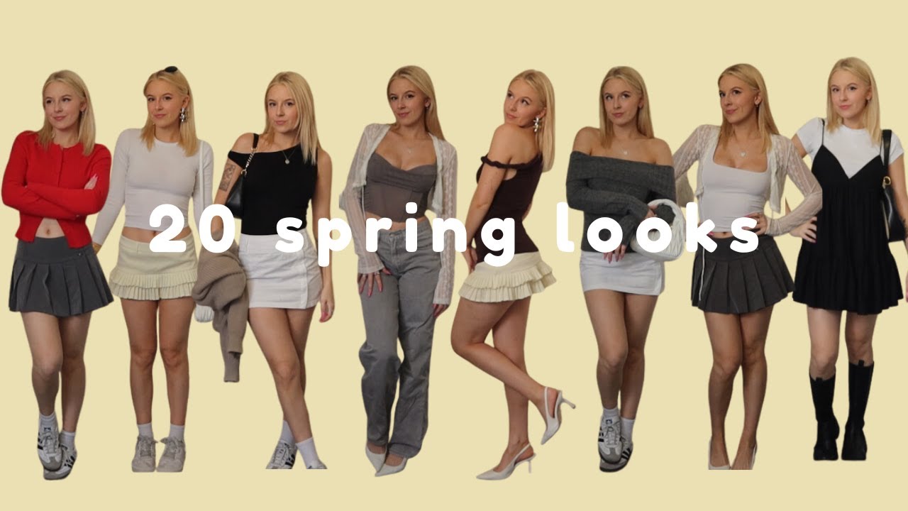 20 spring looks what to wear this spring (casual and dressy) - YouTube