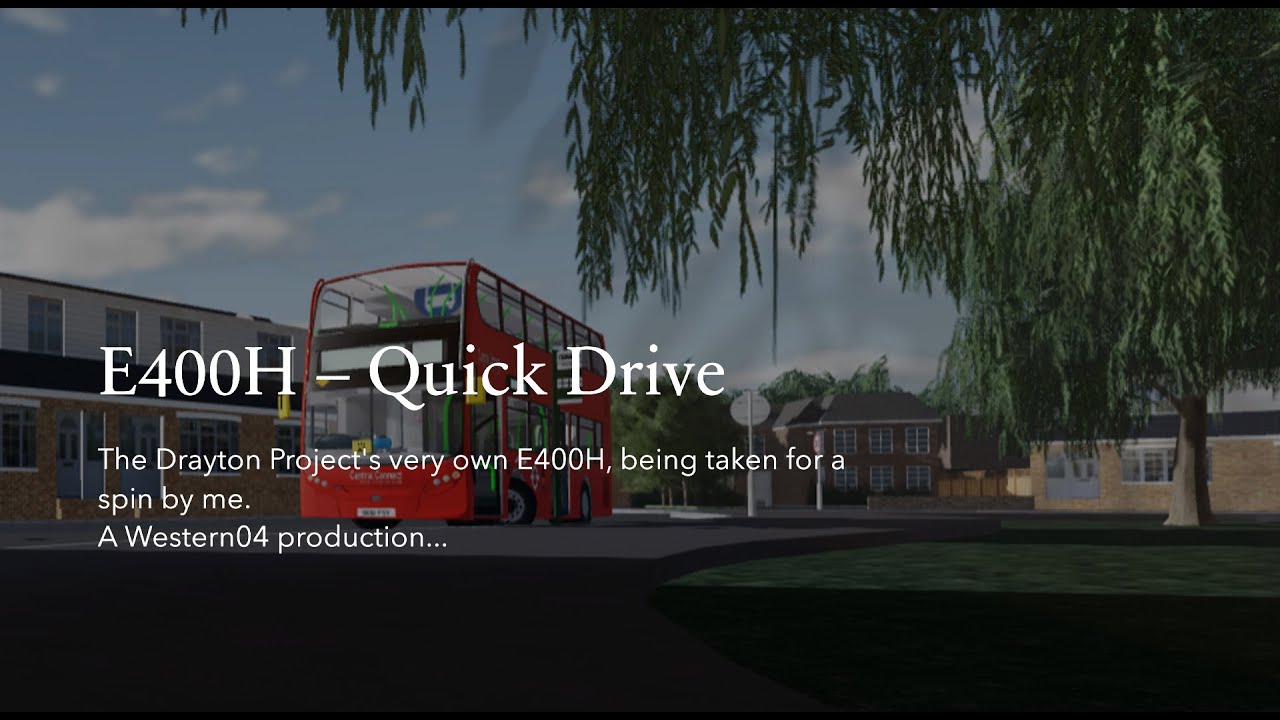 The Drayton Project (Quick drive in the E400H) - YouTube