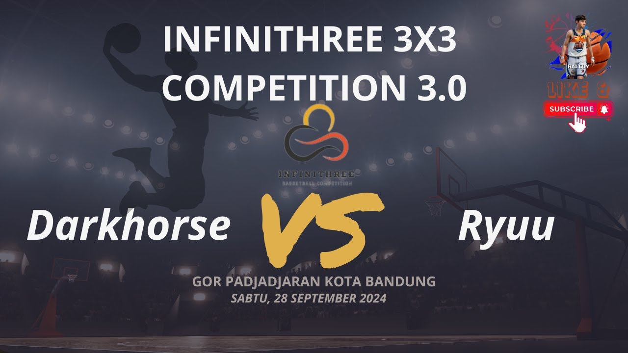 U14 Boys Dark Horse vs RYUU | 3x3 Infinithree Basketball Clash | GOR Padjadjaran Bandung # ...
