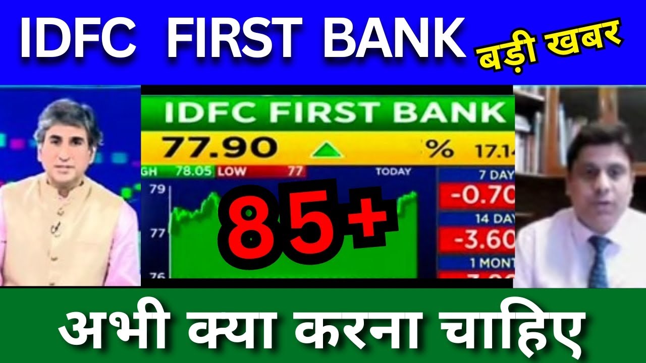 IDFC FIRST BANK share latest news today, Idfc Bank share technical ...