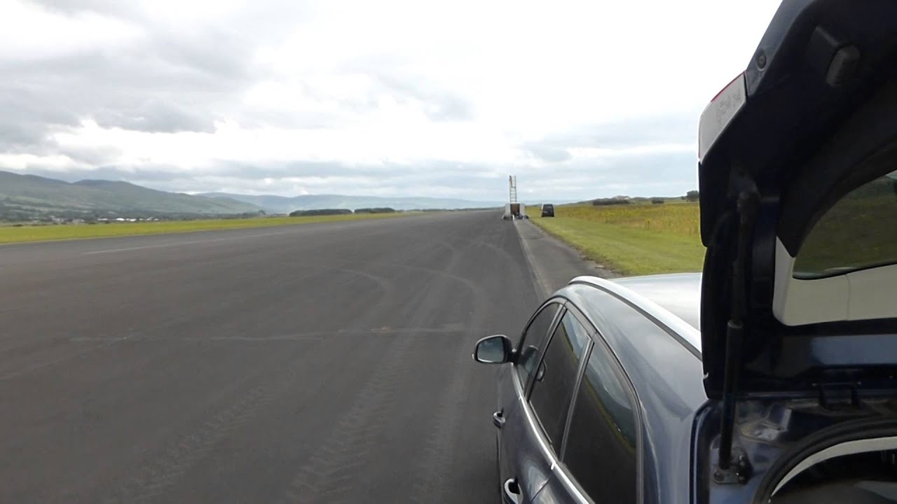 RC Rocket Car Black Knight at Llanbedr 192 88 mph - YouTube