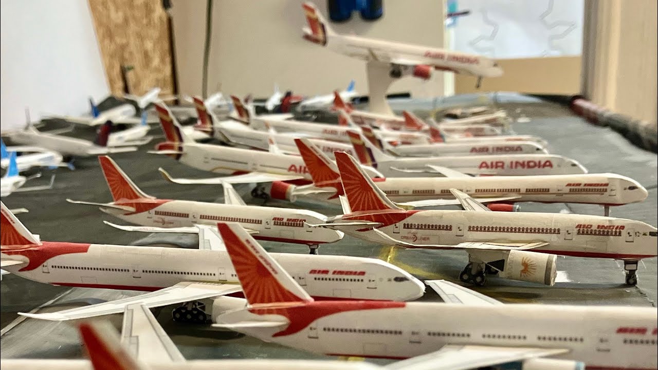 Airigami Papercraft Air India Collection | New and Old liveries… Boeing ...