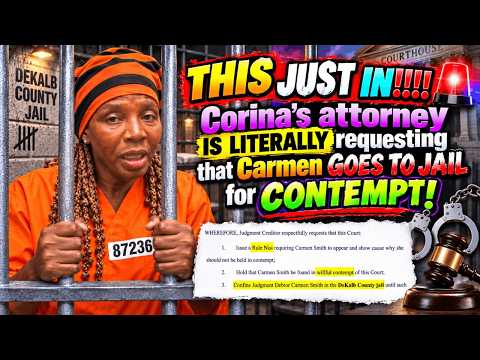 Chef Carmen....YOU IN DANGUH Girlllll! Corina's attorney is requesting JAIL TIME!
