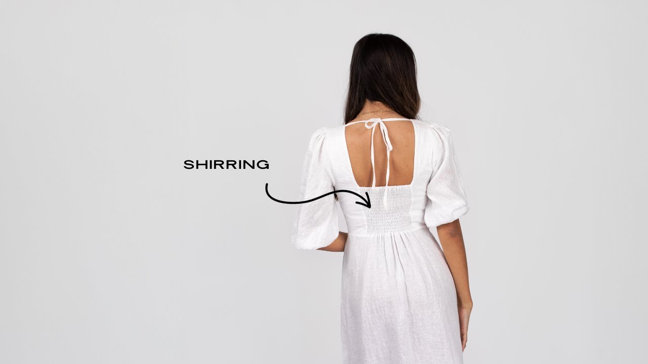 How To Sew Shirring | Easy Sewing Tutorial - YouTube