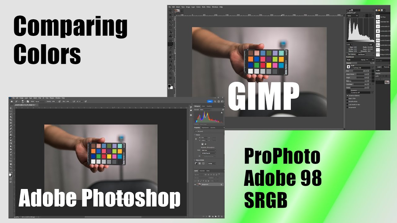 Comparing Colors Gimp / Photoshop#GIMP - YouTube