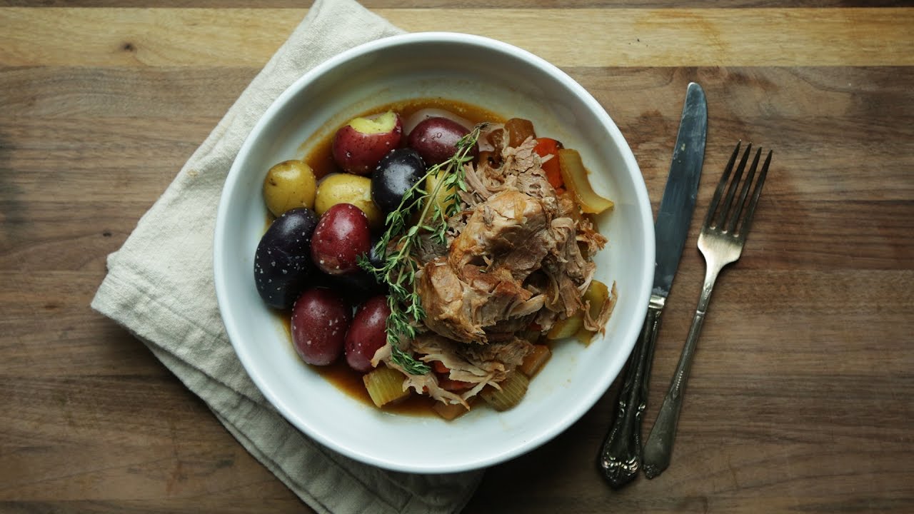 Beer Braised Pork Shoulder Roast - YouTube