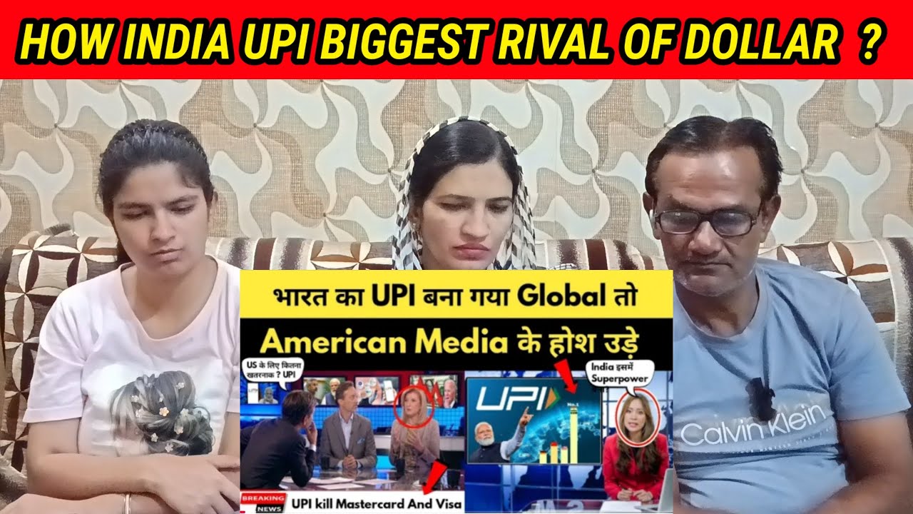 REACT ON US MEDIA SHOCKED AFTER SEEING UPI WORLD DOMINANCE | HOW INDIA ...