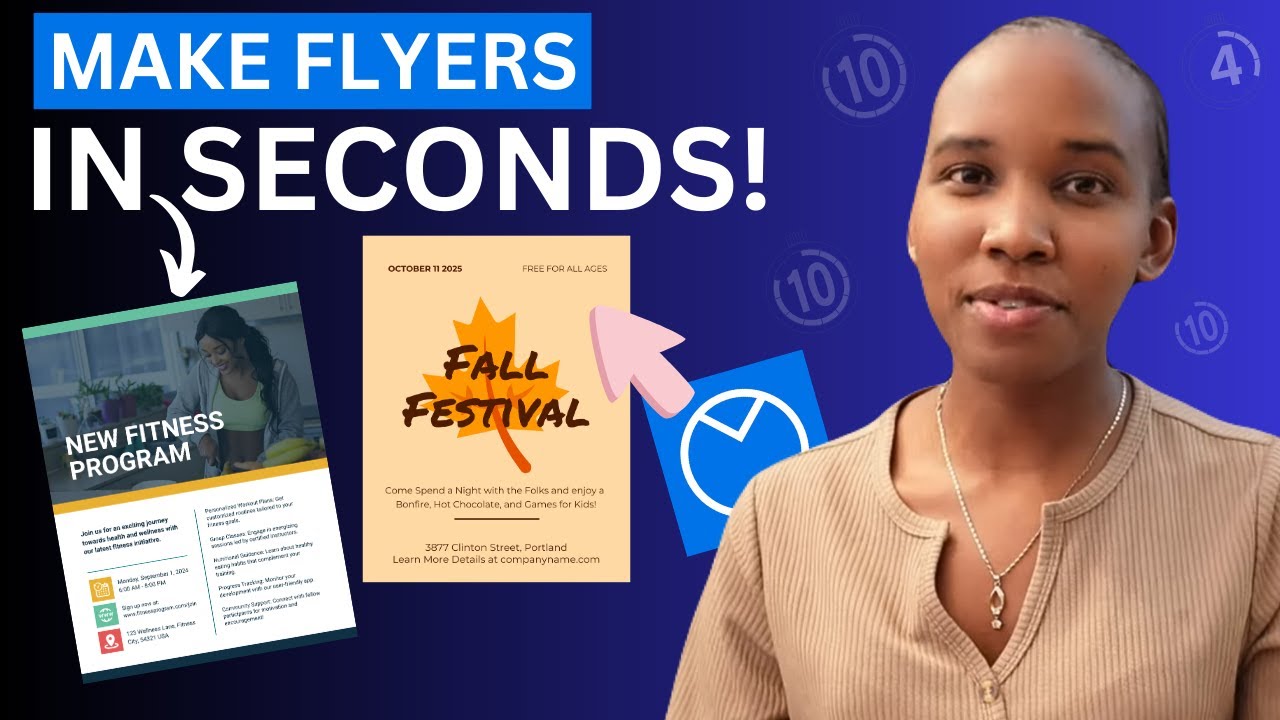 hoW to use AI to make FLYERS in Seconds!! 2025 - YouTube