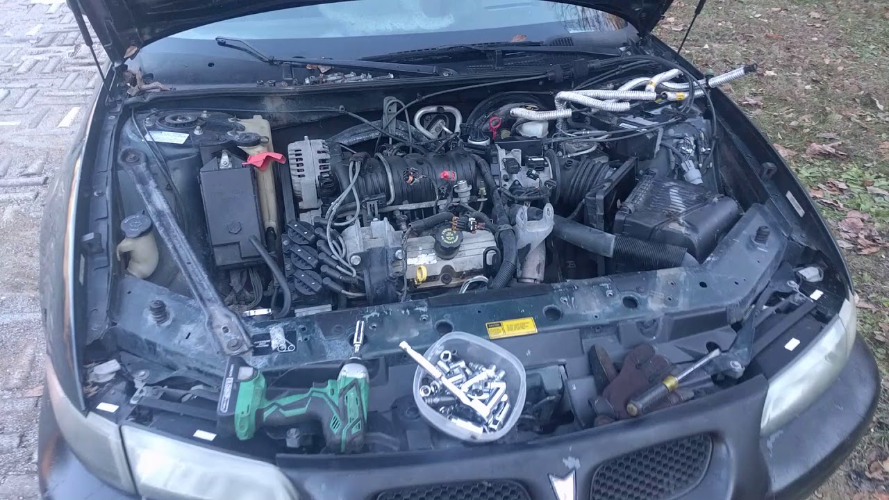 3800 engine swap for 3800 firebird - YouTube