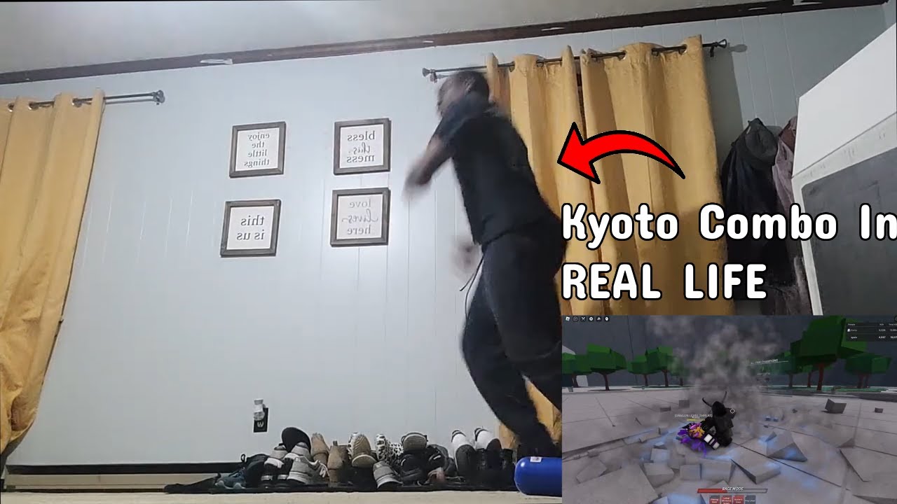The Kyoto Combo In REAL LIFE - Roblox Strongest Battlegrounds - YouTube