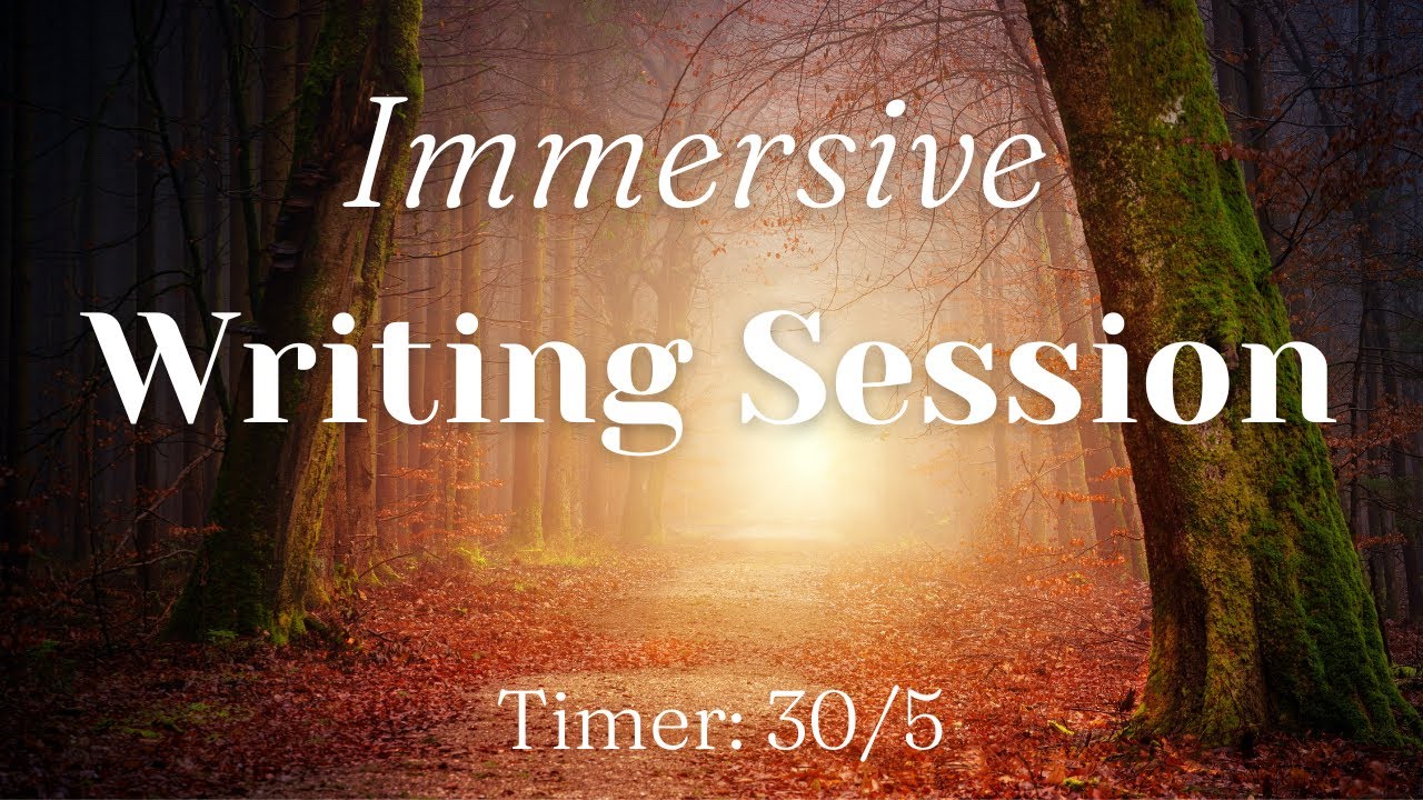 Immersive Writing Session in an enchanted forest (ambience + music ...