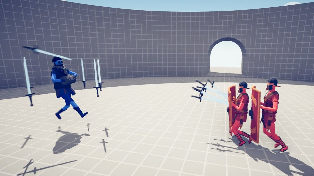 Swordcaster vs Every Unit - Totally Accurate Battle Simulator TABS ...