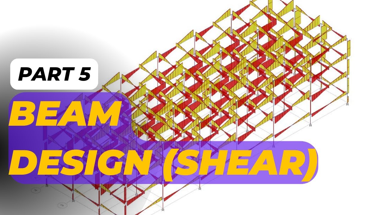 5. RC Beam Design for Shear with Manual Calculation (SMRF) (Part 2 ...