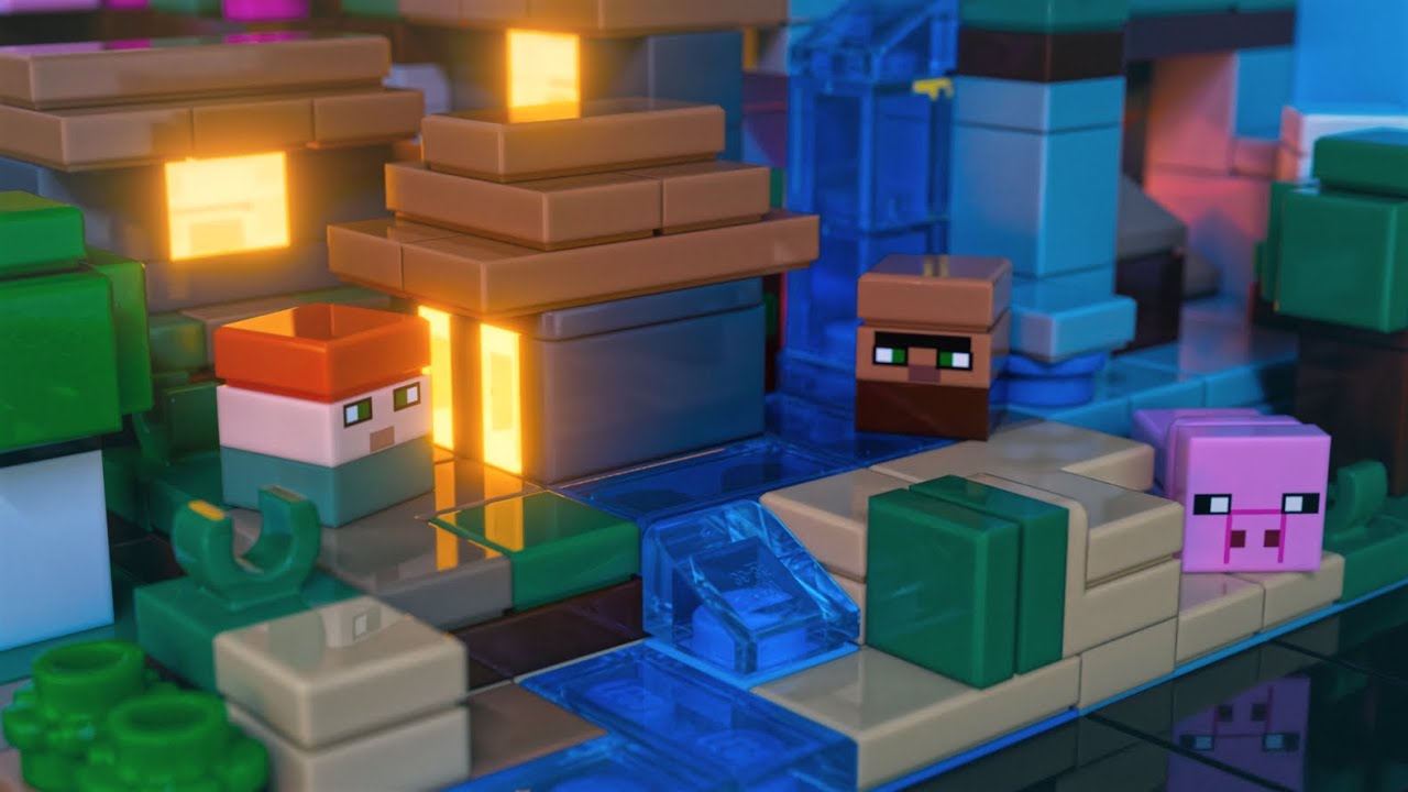LEGO 21265 The Crafting Table (Night Version) | Blender Rendering ...