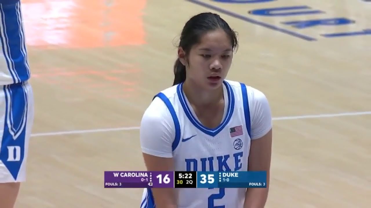 Vanessa de Jesus NCAA highlights 17 Points, 2 Assists Duke Women`s ...