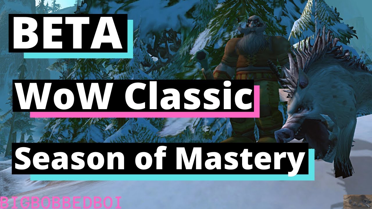 WoW Season of Mastery Iron Soul : boar is best | Beta pt3 - YouTube