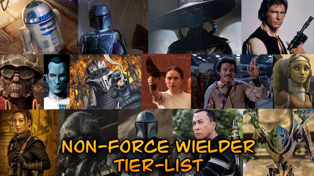 Ultimate Star Wars Non-Force Users Ranking - YouTube