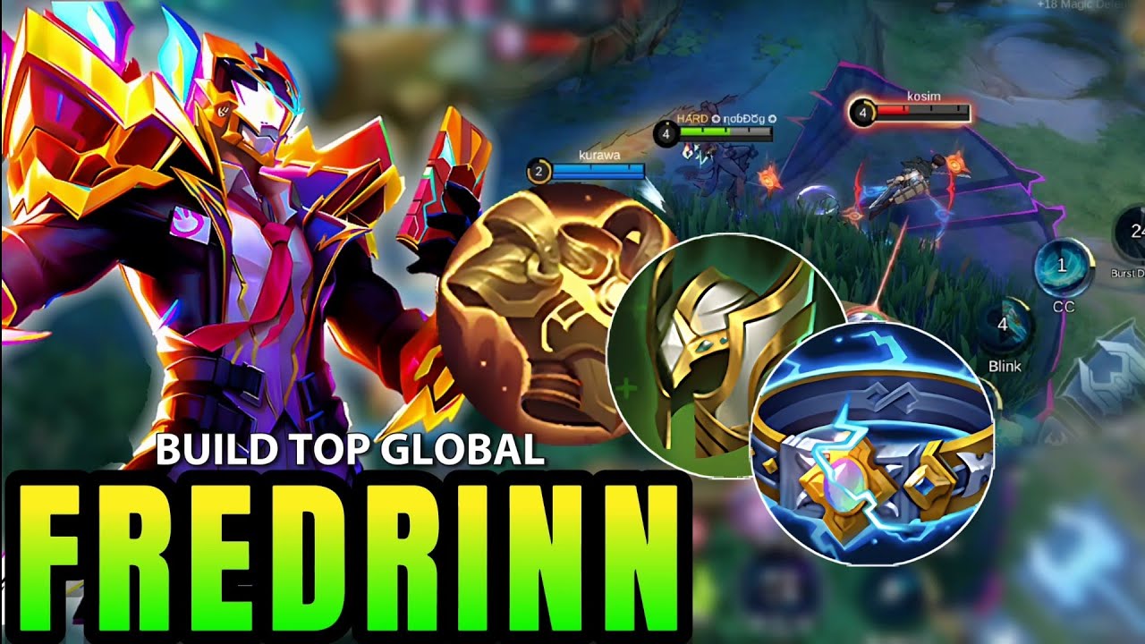 Fredrin Vs Martis Set Emblem n Best Build Top Global Fredrinn - YouTube