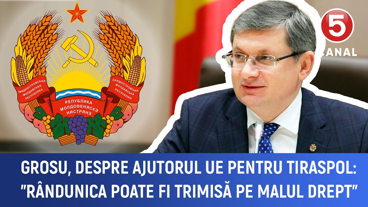 Grosu, gazul pentru Transnistria: ”Rândunica poate fi trimisă pe malul ...