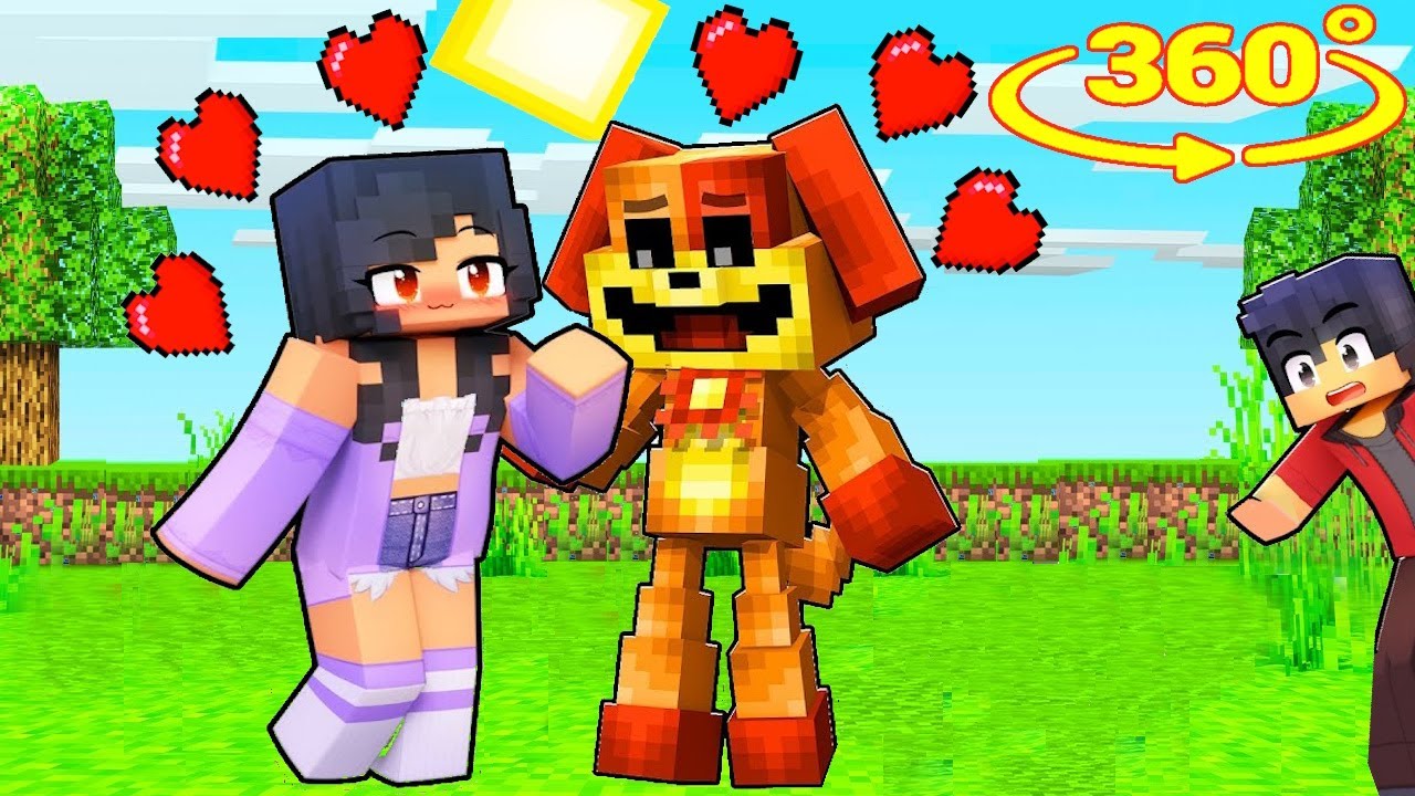 Aphmau's NEW BOYFRIEND DOGDAY in Minecraft 360° ! - YouTube